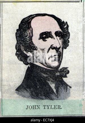 John Tyler, 1790 - 1862, tenth President of the United States, John ...