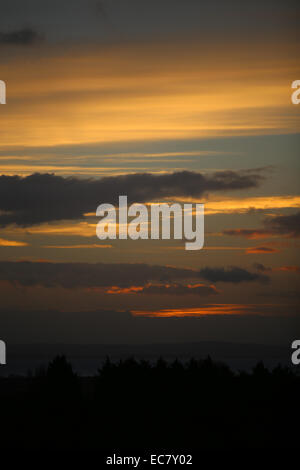 Gwent Levels near Cardiff, Wales, UK. 10th December, 2014. UK Weather ...