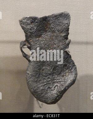 Ampulla, religious badge worn by English, medieval Christian pilgrims ...