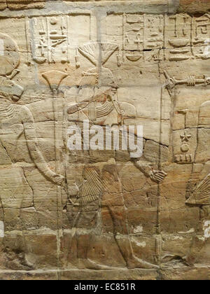 detail from the Shrine of Taharqa is a sandstone shrine built by King ...