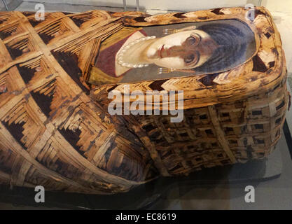mummy of a young woman from the Greco roman period 2nd century AD ...