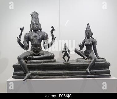Bronze Somaskanda from India, Tamil Nadu. Dated 12th Century Stock ...