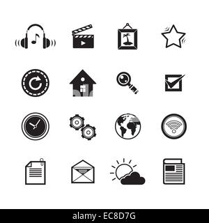 Isolated settings mobile app. Vector illustration design Stock Vector ...
