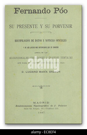 Fernando Poo Island in the Gulf of Guinea - belonging to Equatorial ...