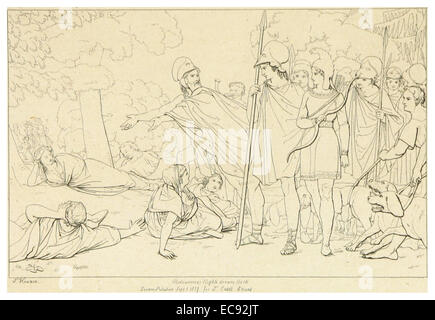 A scene from William Shakespeare's play Hamlet. Act V, scene 2. Hamlet ...