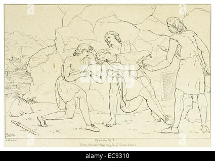 An illustration from Howard's 1828-1833 edition of Shakespeare's Hamlet ...