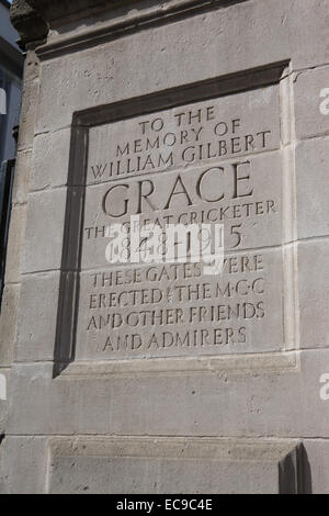 Grace Gate at Lord's Cricket Ground in London, England Stock Photo - Alamy