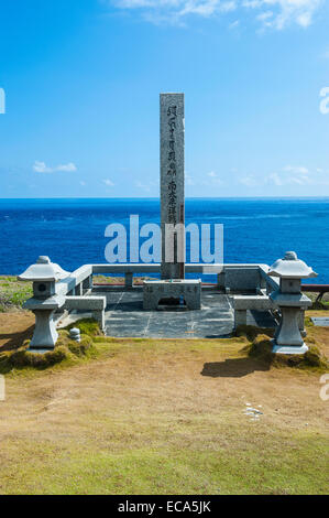 World War II memorial at the Banzai Cliffs on Saipan, Northern Marianas ...