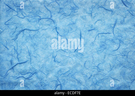 Blue handmade paper texture. High resolution photo Stock Photo - Alamy