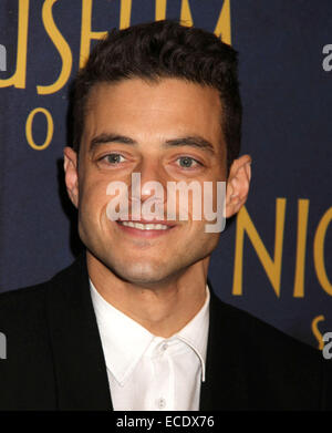 Rami Malek attends the premiere of "Night at the Museum: Secret of the ...