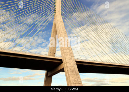 Flintshire Bridge, A548 spanning the Dee Estuary, linking Connah’s Quay ...