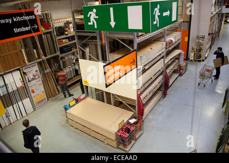 People shopping inside a B&Q warehouse, B&Q store, Cambridge UK Stock ...