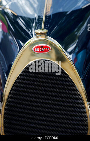 Blue racing bugatti bonnet Bugatti type 35 at Schlumpfs motor Museum ...