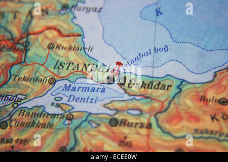 turkey, istanbul, map, atlas, map of the world, political, turkey Stock ...