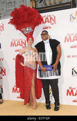 LOS ANGELES - JUN 9: EJ Johnson, Elisa Johnson at the "Think Like A Man ...
