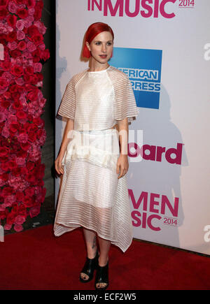 Hayley Williams attends the 2014 "Billboard Women in Music Luncheon ...