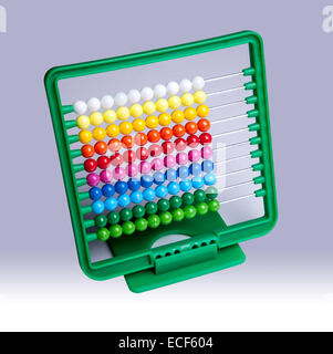 Colourful plastic abacus for school and homework Stock Photo - Alamy