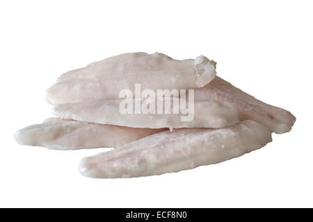 several slices of frozen fish Stock Photo - Alamy