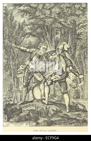 An illustration from the Ishtar-Epos showing a hand-to-hand conflict ...