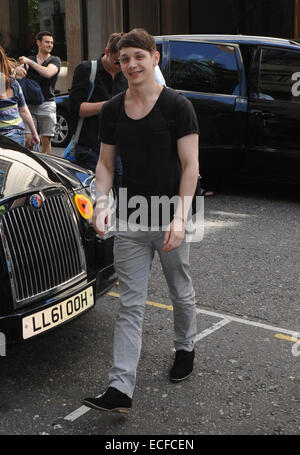 Britain's Got Talent winners Collabro seen at radio one studios in ...