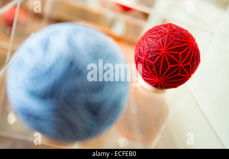 Temari balls are a folk art form that originated in China and was ...