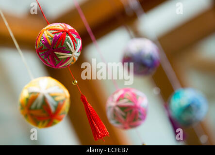 Temari balls are a folk art form that originated in China and was ...