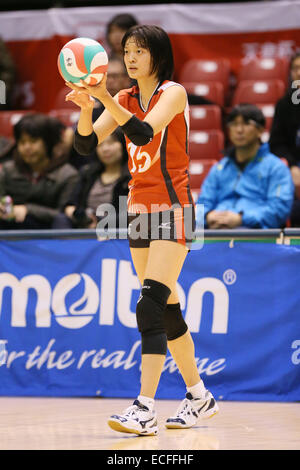 Yurie Nabeya (Airybees), DECEMBER 12 , 2013 - Volleyball : 2013 Emperor ...