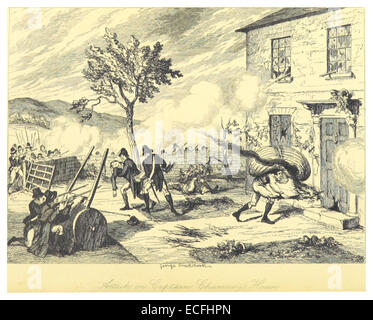 “Attack on Captain Chamney’s House”. Illustration by George Cruikshank ...