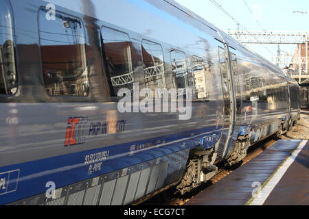 Gdansk, Poland 14th, December 2014 AlstomÕs Pendolino, the first high ...