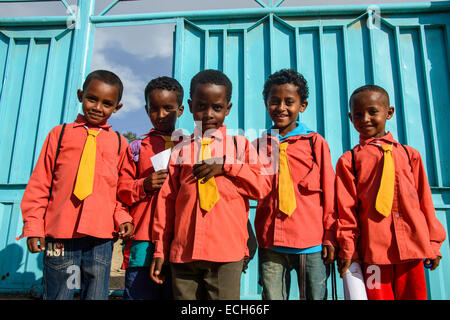 Happy school children, Eritrea Stock Photo - Alamy