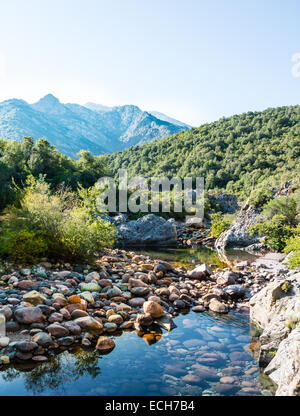 River Fango, Tuarelli, Fango valley or Vallée du Fango, Haute-Corse ...