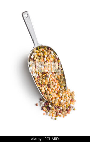 mixture of legumes in metal scoop Stock Photo - Alamy