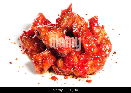 chicken wings in raspberry sauce Stock Photo - Alamy