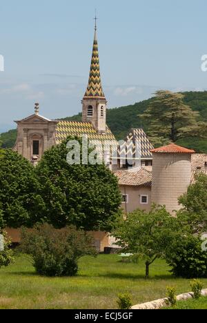 France, Gard, Chartreuse de Valbonne monastery monks hermits of the ...