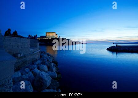 France, Bouches du Rhone, Marseille, Euromediterranee, the Palais du ...