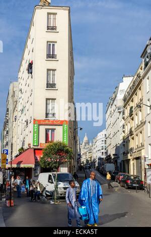 Paris, rue de la Chapelle, is an iconic street known for its historical ...