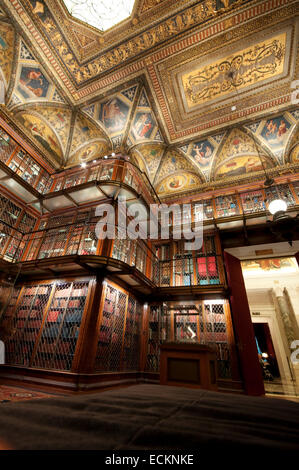 Interior of Morgan Library and Museum Manhattan NYC Stock Photo - Alamy