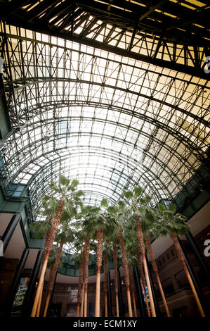 WINTER GARDEN ATRIUM PAVILION WORLD FINANCIAL CENTER MANHATTAN NEW YORK ...