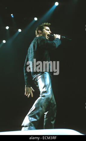 Puerto Rican pop singer Ricky Martin appeared very happy and energetic ...