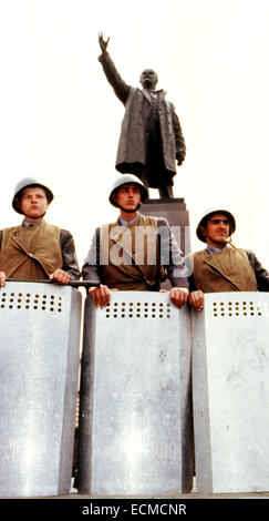 Statue of a Russian Soldier from the Communist Era, Beelitz, Germany ...