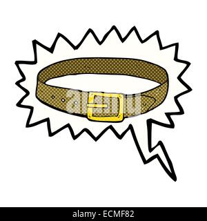 cartoon leather belt with speech bubble Stock Vector Image & Art - Alamy