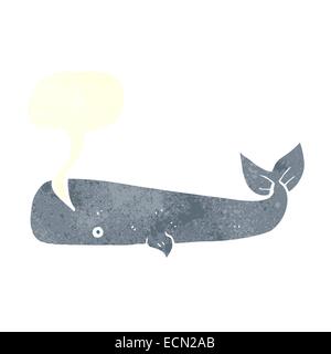 cartoon whale with speech bubble Stock Vector Image & Art - Alamy