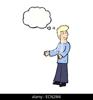 cartoon disgusted man with thought bubble Stock Vector Image & Art - Alamy