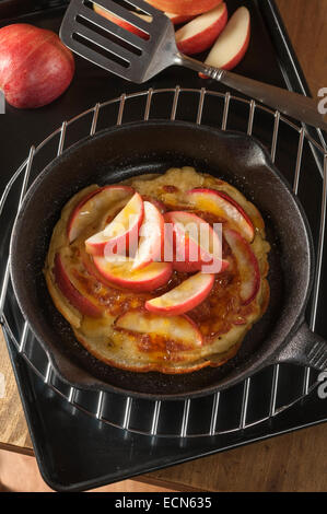 Apple pancakes. Apple griddle cakes. Fruit dessert Stock Photo - Alamy