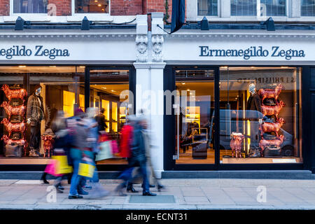 The Zegna Store, New Bond Street, London, UK Stock Photo - Alamy