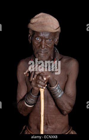 Himba village chief, Namibia Stock Photo - Alamy