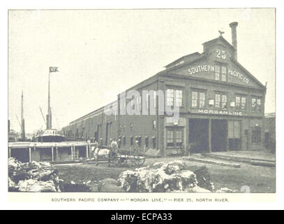 This 1893 image by King depicts the Southern Pacific Steamship 'El Sud ...
