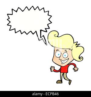 cartoon grinning man with speech bubble Stock Vector Image & Art - Alamy