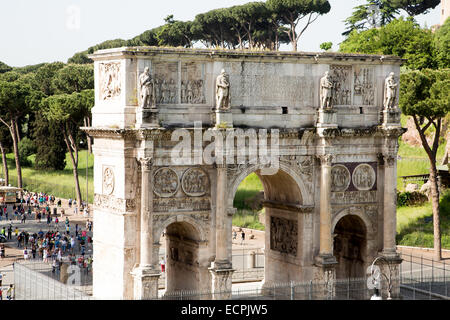Italy, Rome, Arch of Titus, (Titus gate or Arcus Titi) – the Stock ...