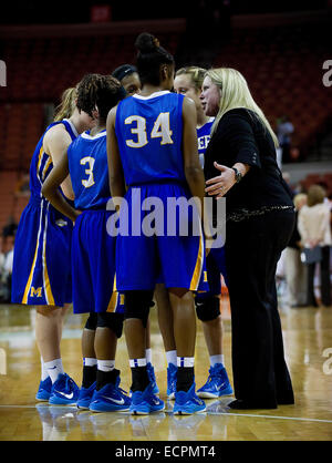 Tx. 17th Dec, 2014. McNeese State University Head Coach Brooks Donald ...